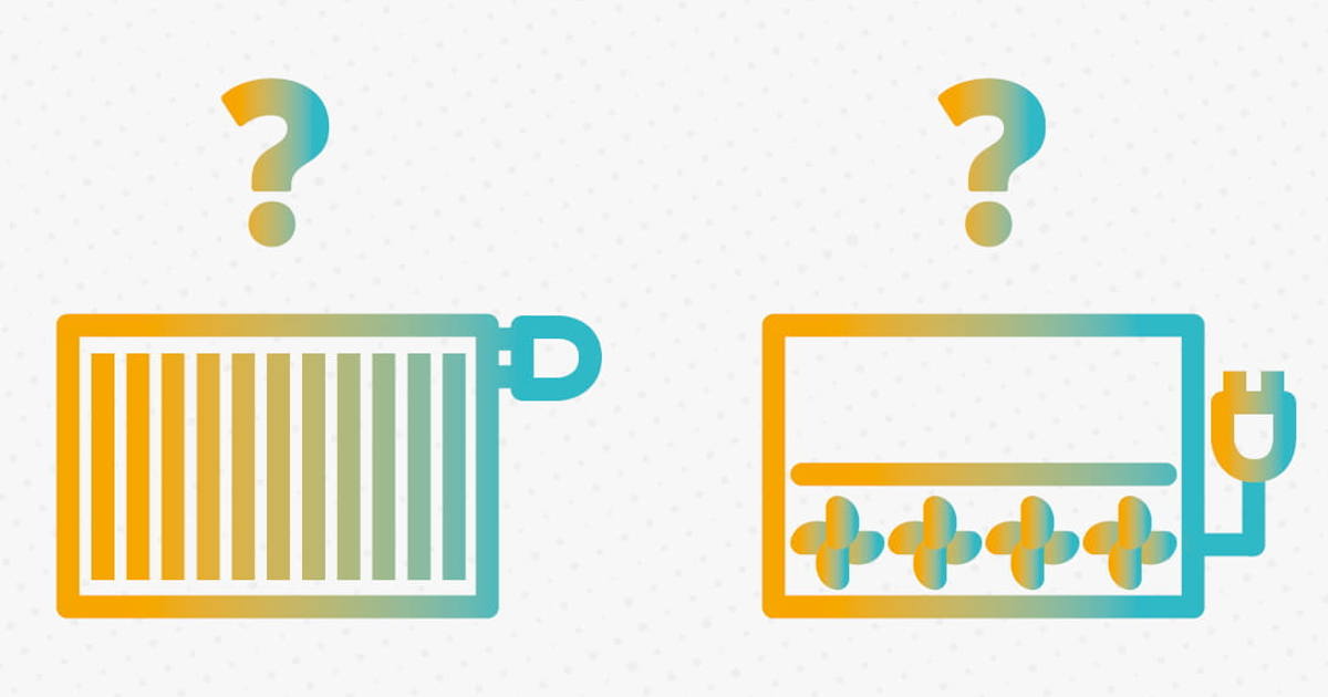 Radiators for a low temperature heating system: panel radiators vs. fan ...